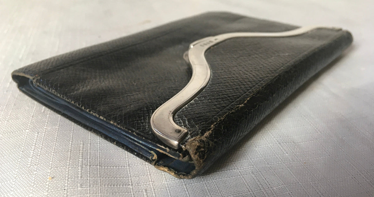 Victorian Silver Mounted Leather Wallet. London 1872 Richard Kipps ...
