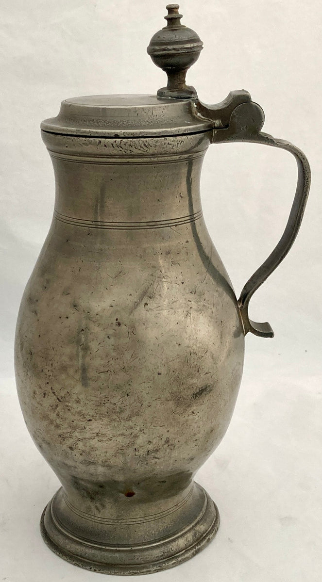 Mid 18th Century German Pewter Flagon. – Bassetlaw Silver & Antiques