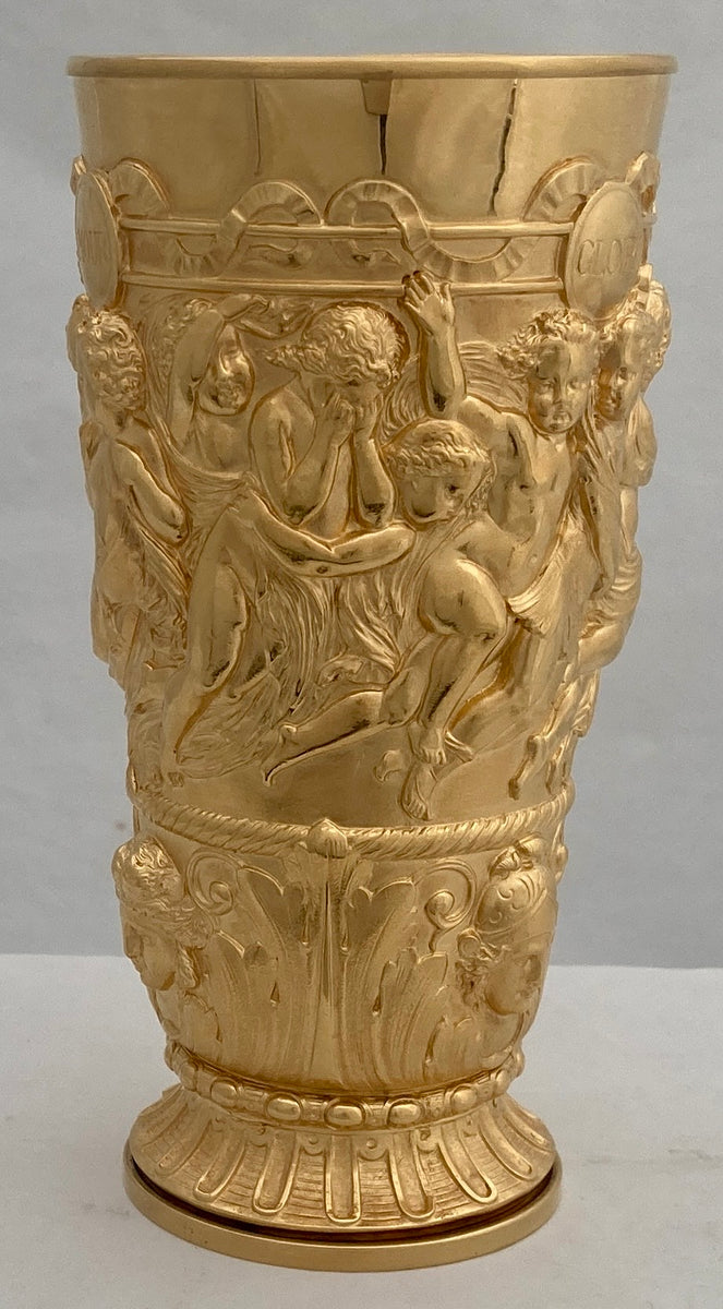 19th Century French Gilt Metal Electrotype Goblet, circa 1870 ...