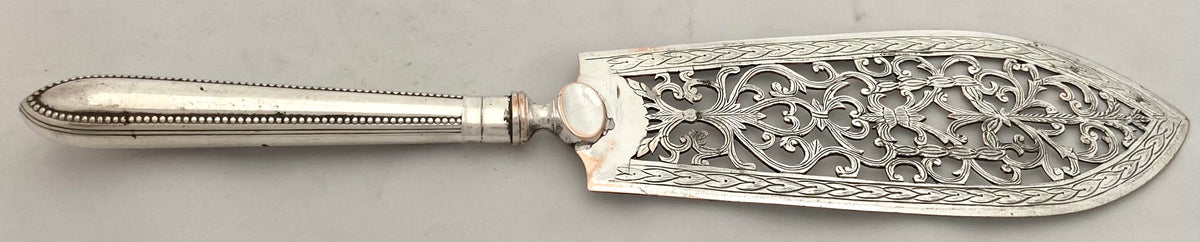 Georgian, George III, Old Sheffield Plate Fish Slice, circa 1770 ...