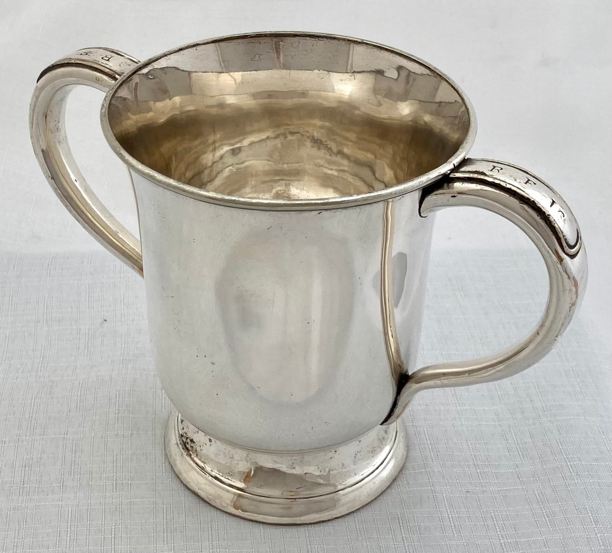 19th Century Old Sheffield Plate Loving Cup. Oldham of Nottingham ...