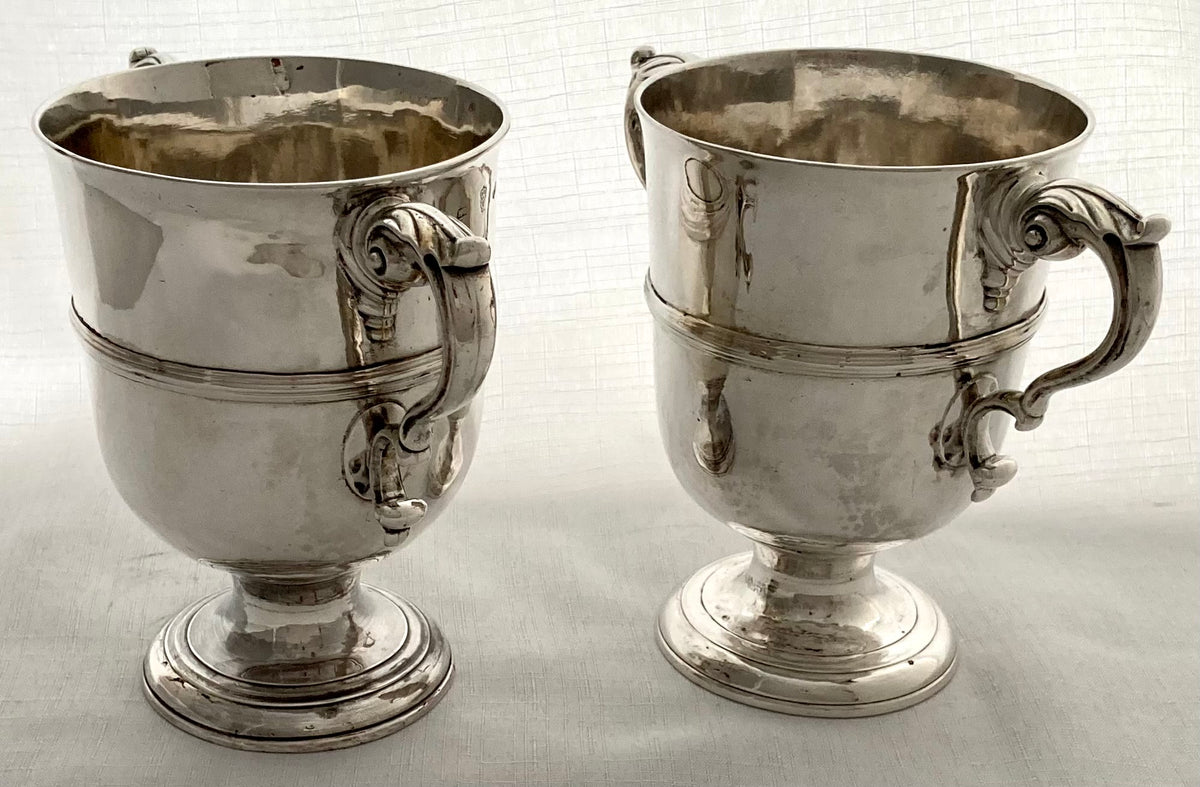 Georgian, George III, Pair of Irish Silver Loving Cups. Dublin circa 1 ...