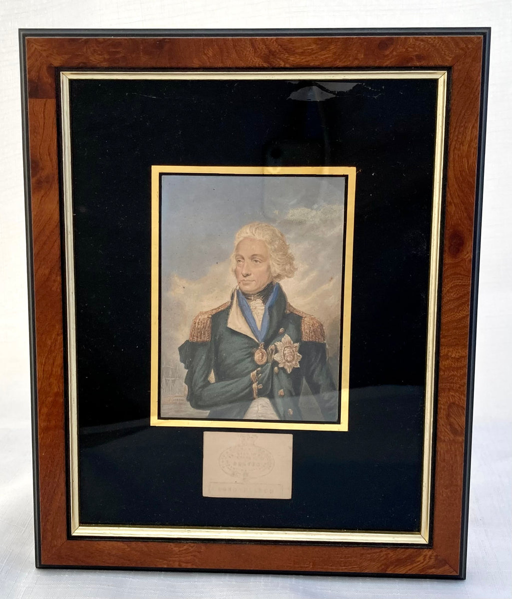 Vice-Admiral Viscount Horatio Nelson Portrait Print, After Baxter ...