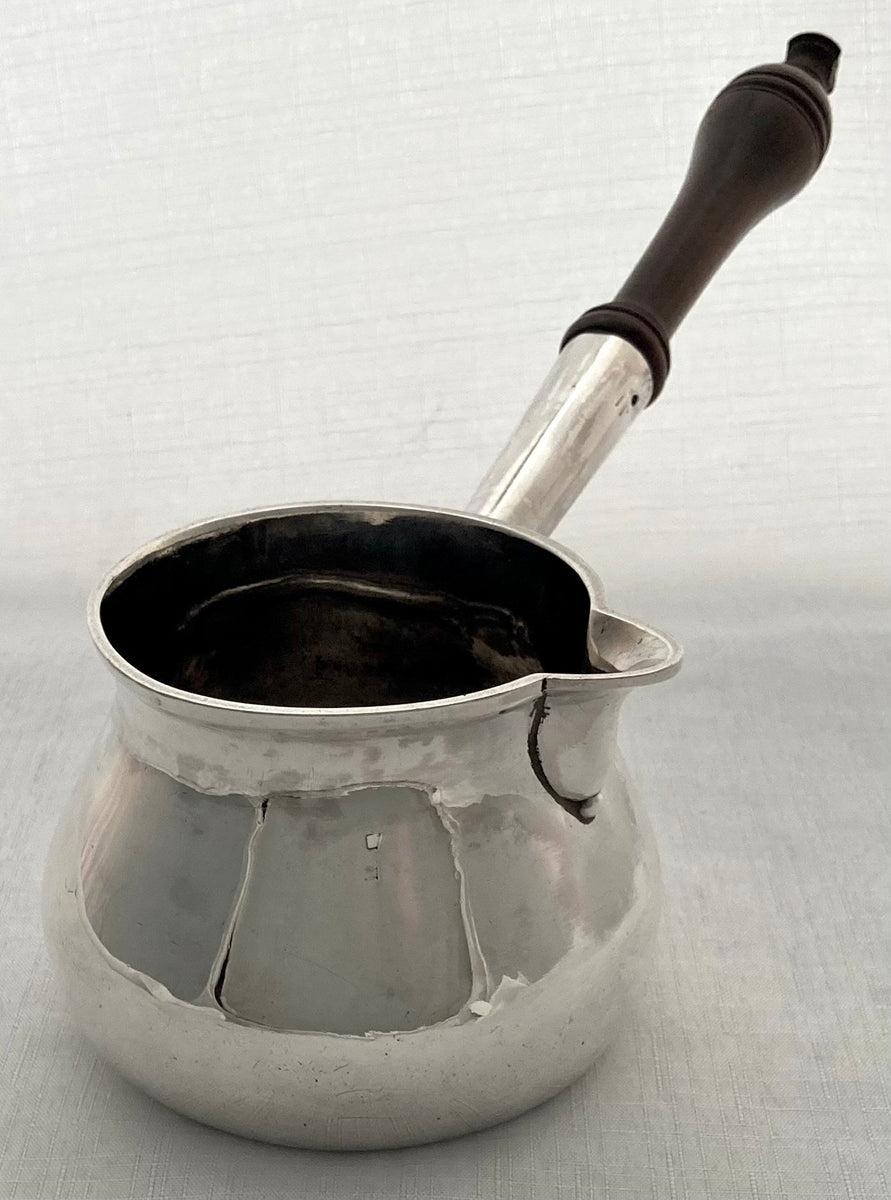 Georgian, George II, Silver Brandy Pan. London 1734 George Wickes. 12 ...