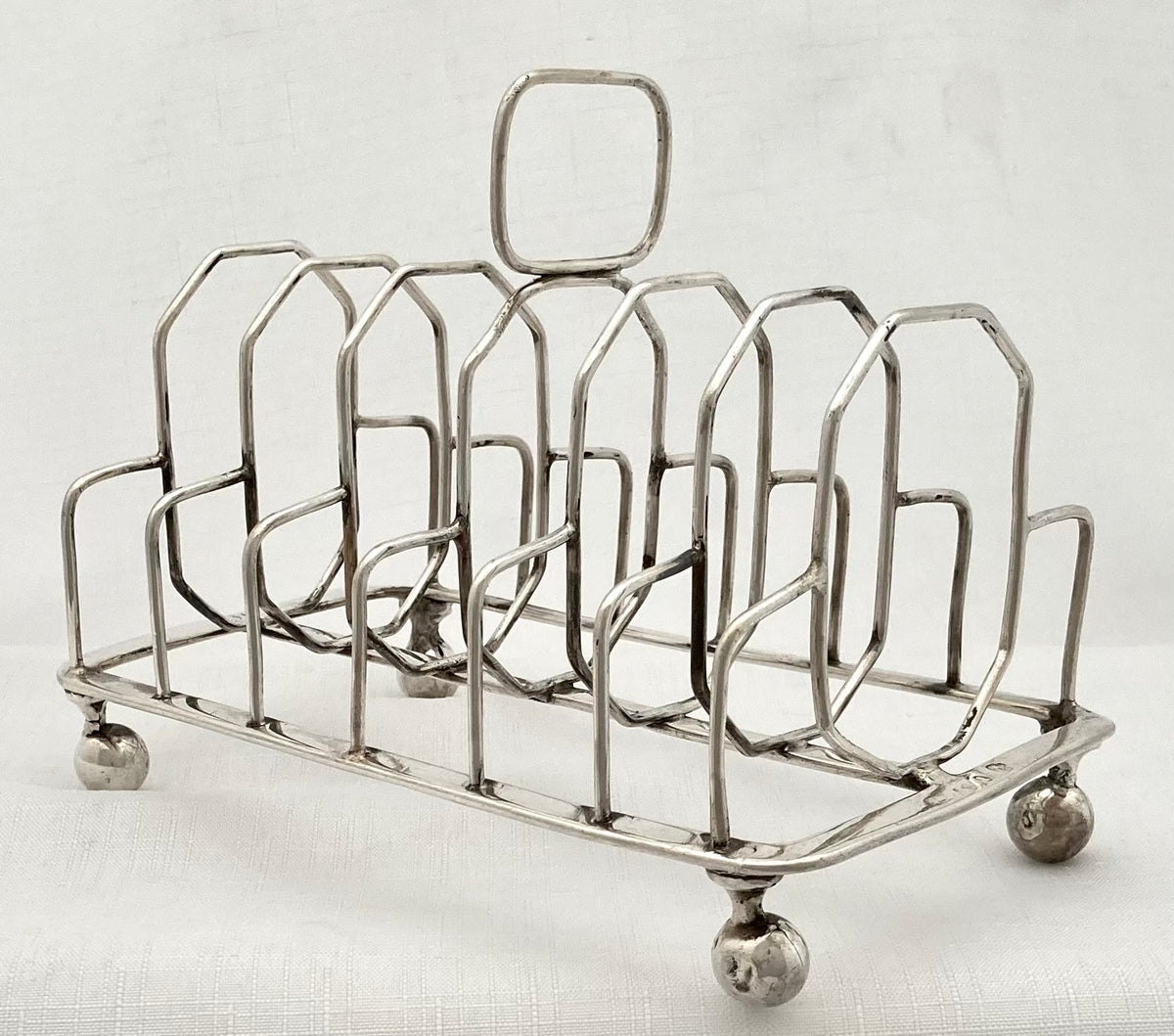 Georgian, George III, Silver Toast Rack. Sheffield 1805 Thomas Law. 6 ...